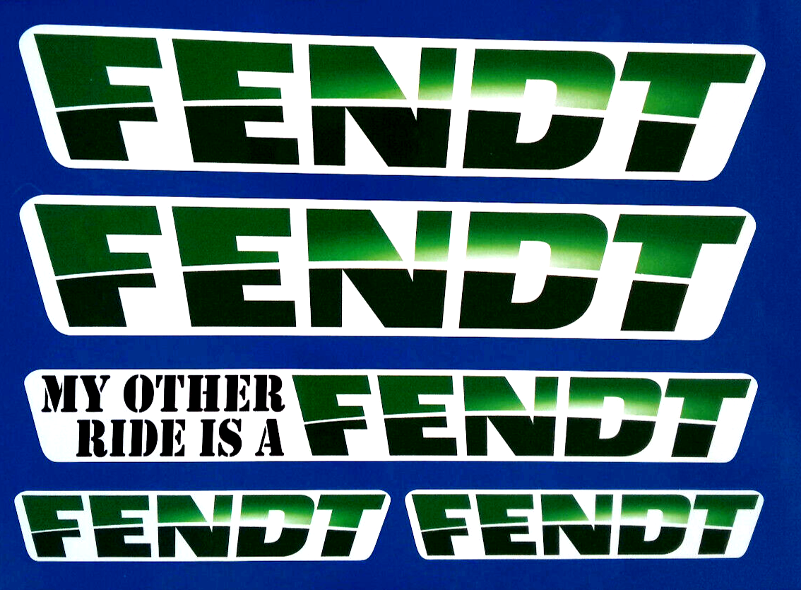 Fendt Decal Vinyl Stickers Farming Tractor 4x4 Harvester Agriculture s ...